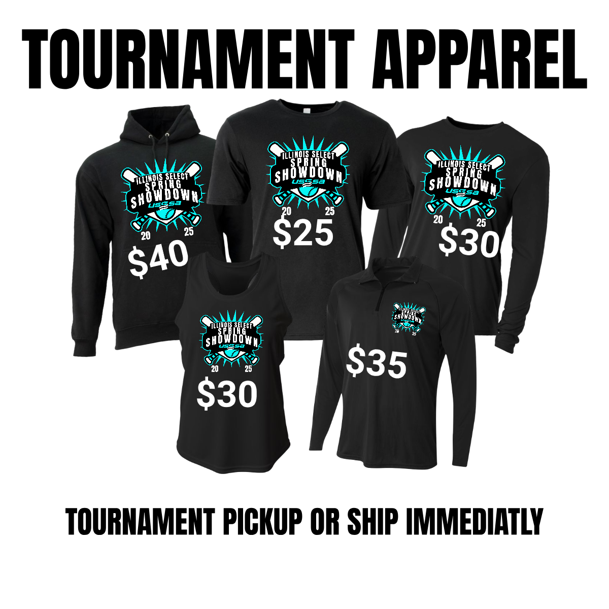 Tournament 1 4 Zip Big Show Printing